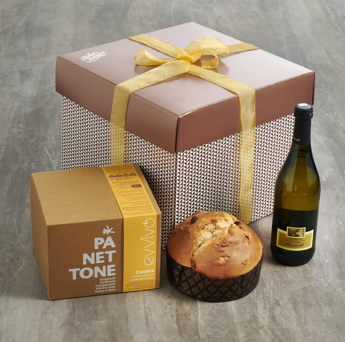 Organic Panettone & Prosecco Gift Box – Vorrei Italian Hampers